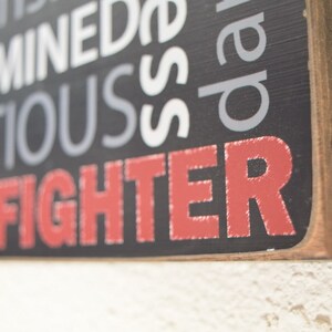 Firefighter Sign, Descriptive Firefighter Words, Firefighter ...