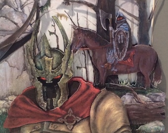 3D Fantasy Art: Two Marsh Wraiths Guarding Their Swampy Domain - Etsy