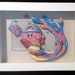 3D Paper-cut Video Game Art Kirby - Etsy
