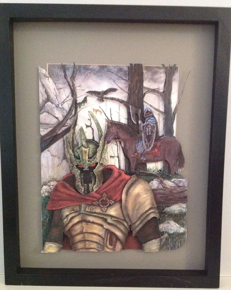 3D Fantasy Art: Two Marsh Wraiths Guarding Their Swampy Domain - Etsy