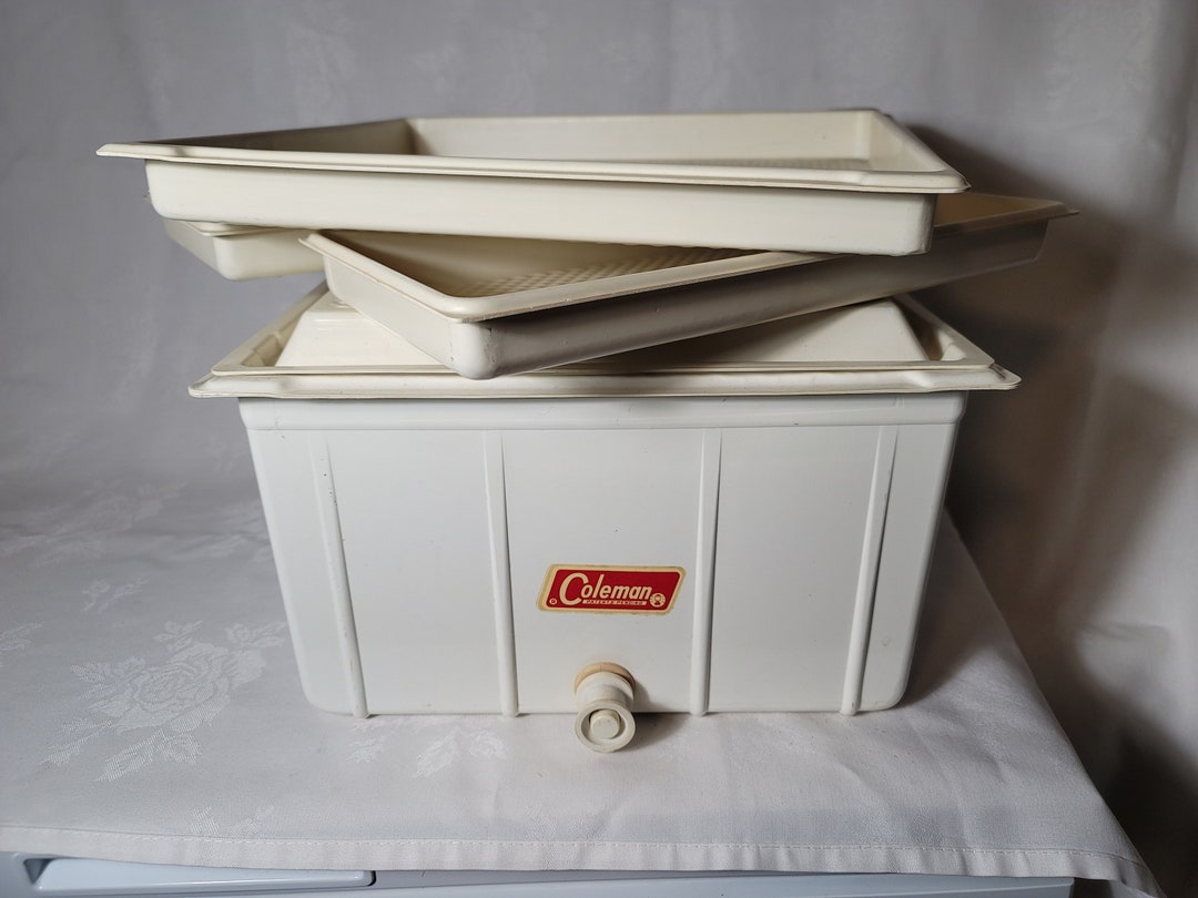 Salehard to Find Vintage 70's Coleman OEM Metal Cooler Plastic Tray ...