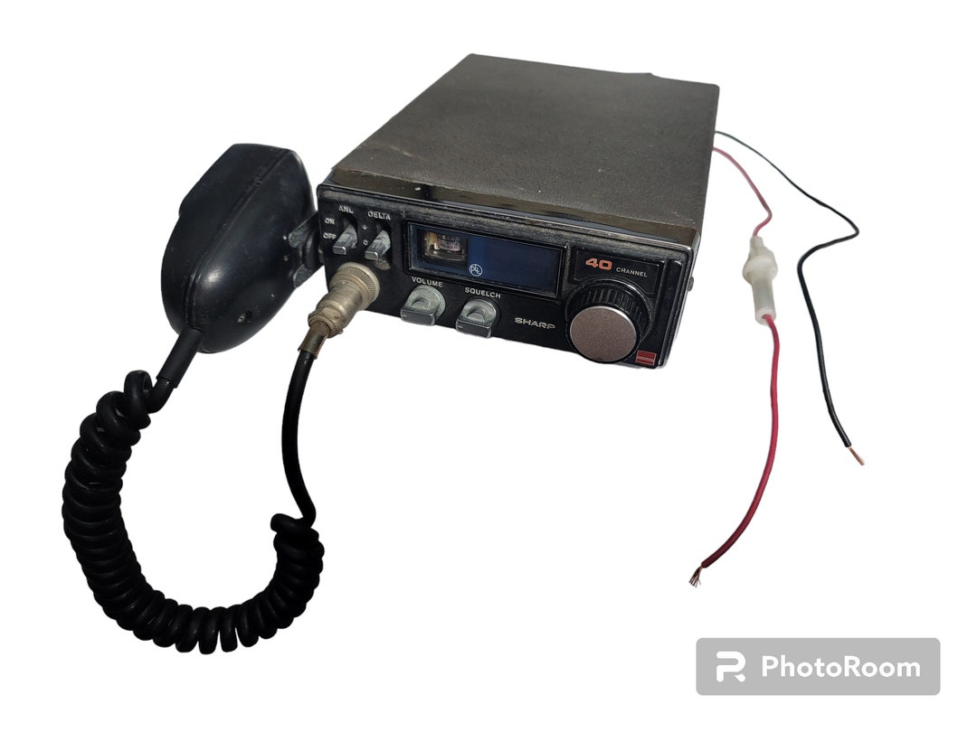 Vintage Sharp 2460 CB Radio W/mic - Etsy