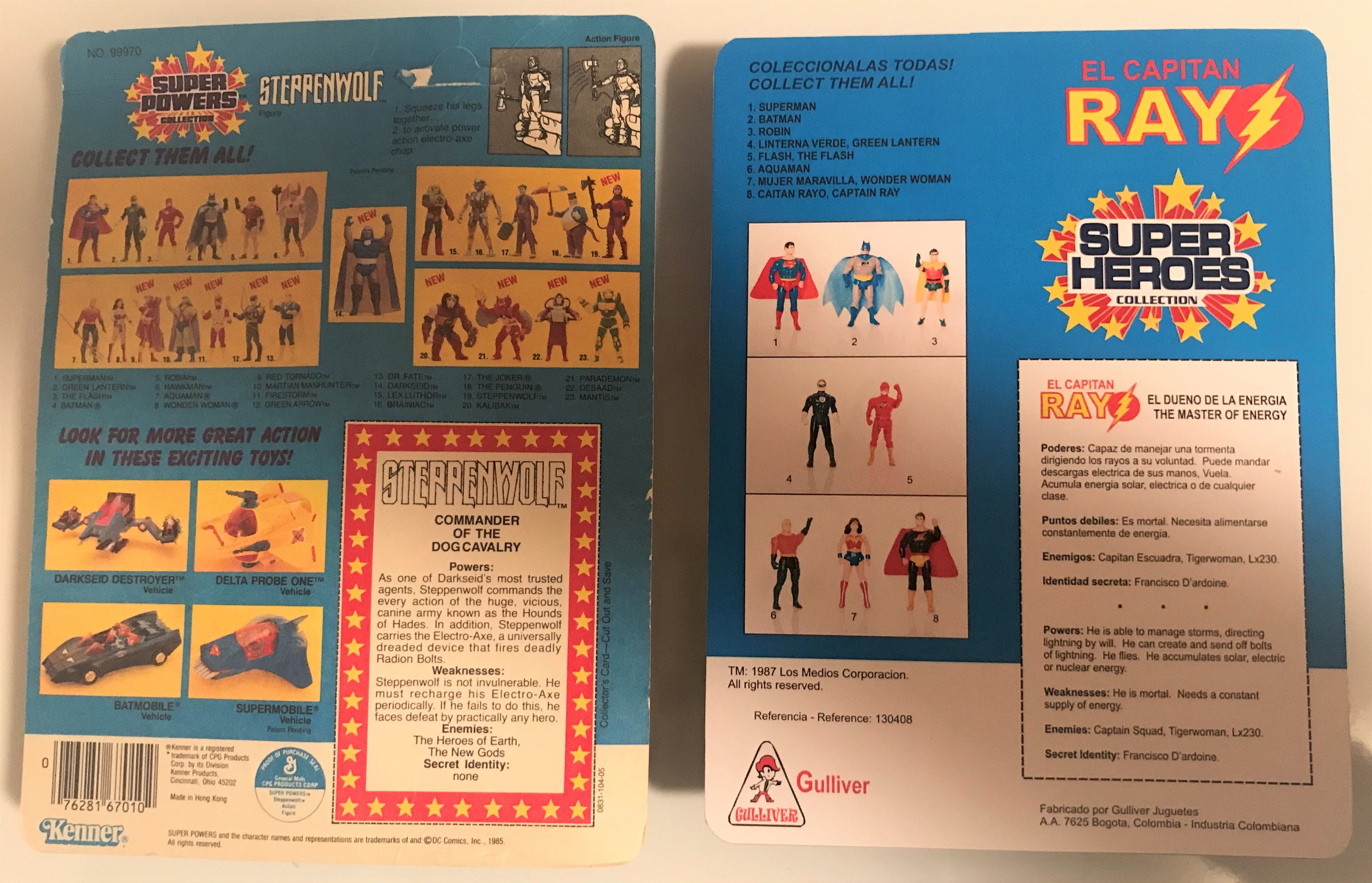 Kenner Super Powers Steppenwolf 23-back Rare Vintage Original Toy 1985 ...