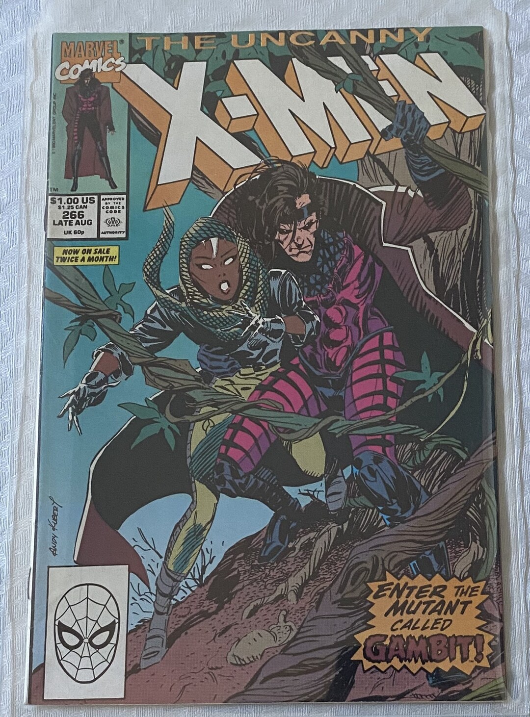 Uncanny X-men 266 First Appearance of Gambit, Vintage Original Comic ...