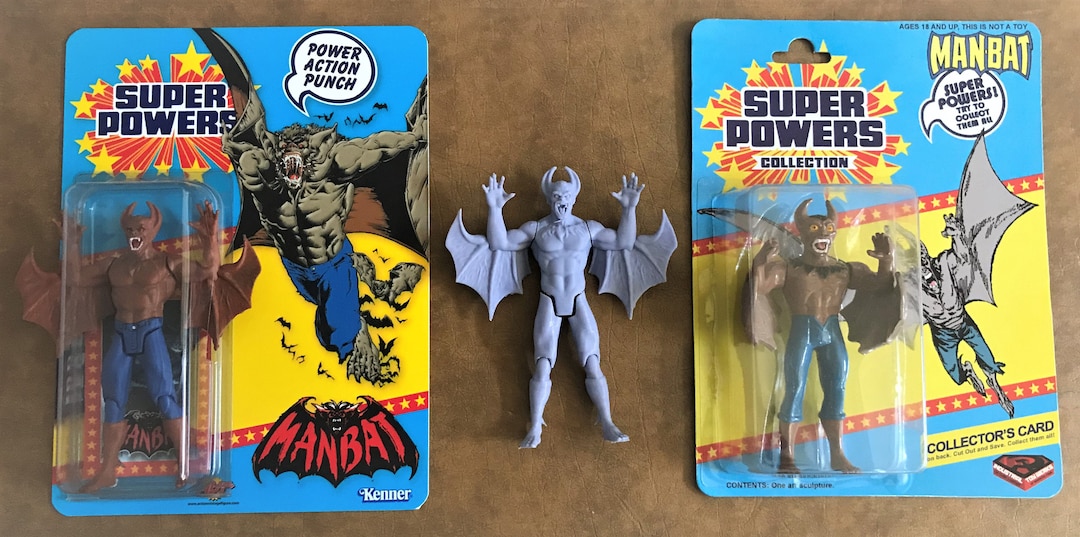 Super Powers Custom Man-bat: Inspired by the Kenner Classic Toy Line of ...