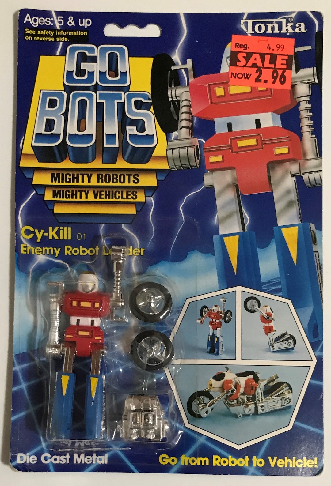 Vintage Original Go Bot Cy-kill 1983 | Never Opened, 100% Factory ...