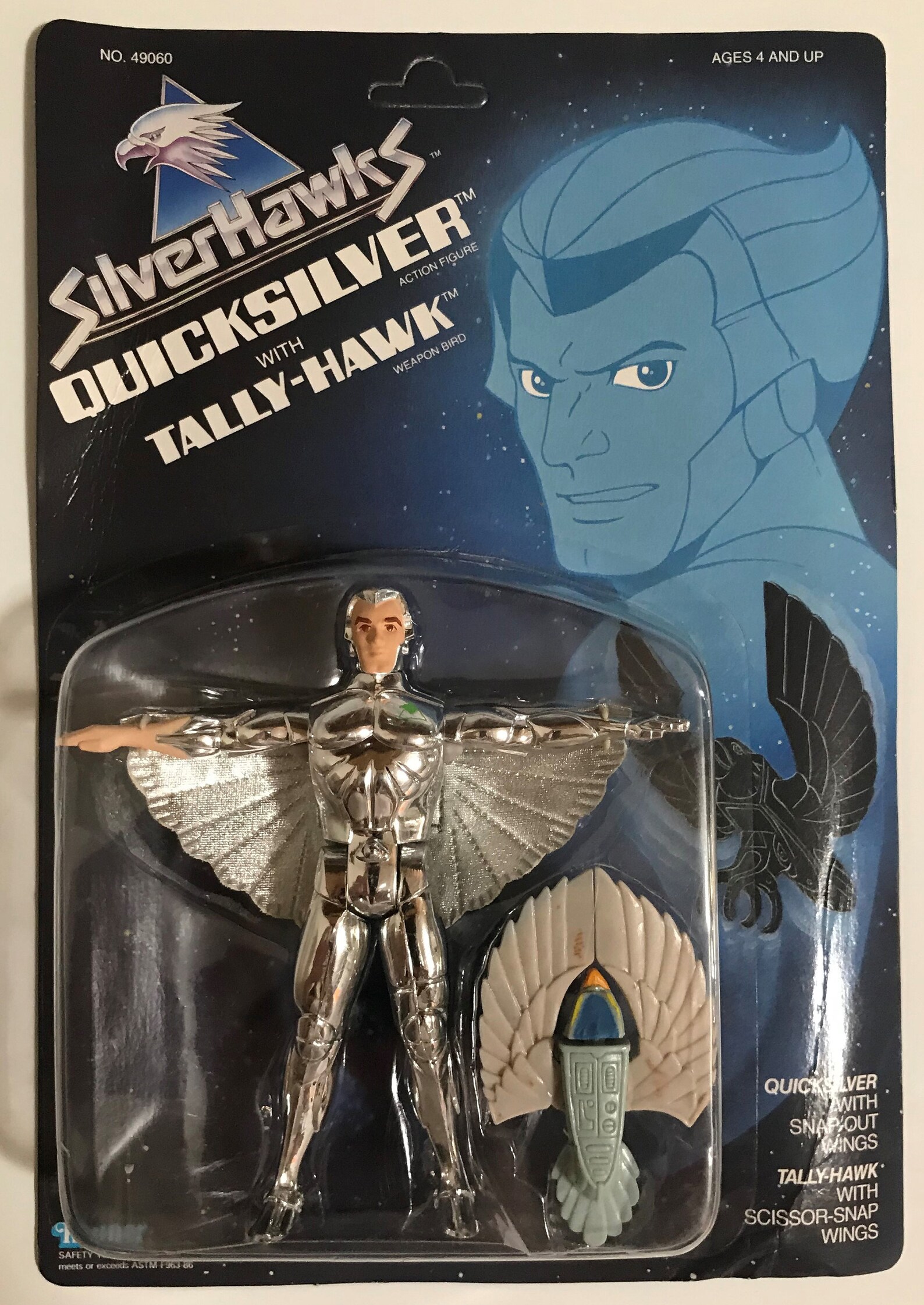Silverhawks Quicksilver With Tally-hawk 1986 100% Complete - Etsy