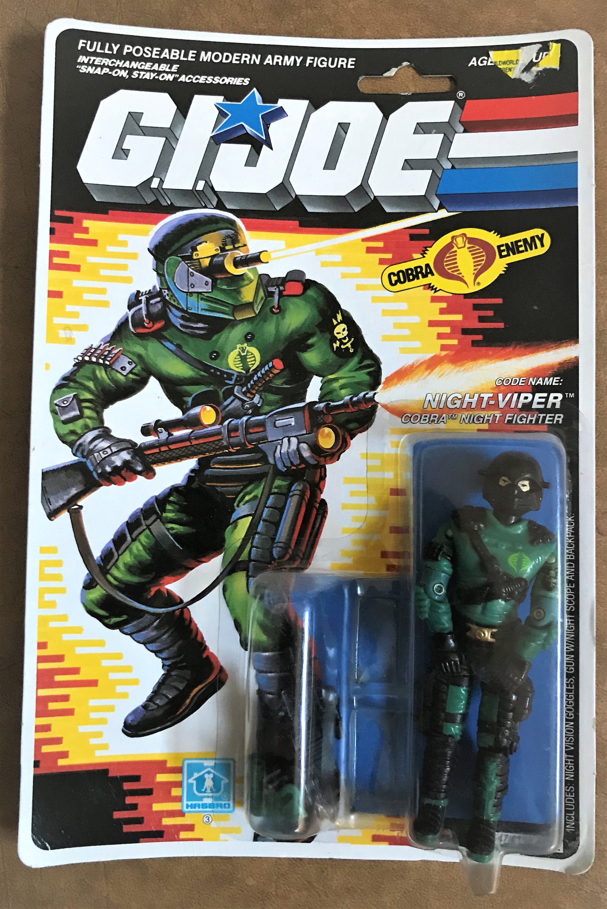 GI Joe A Real American Hero 1988 Budo and 1988 Night Viper: Both Are ...