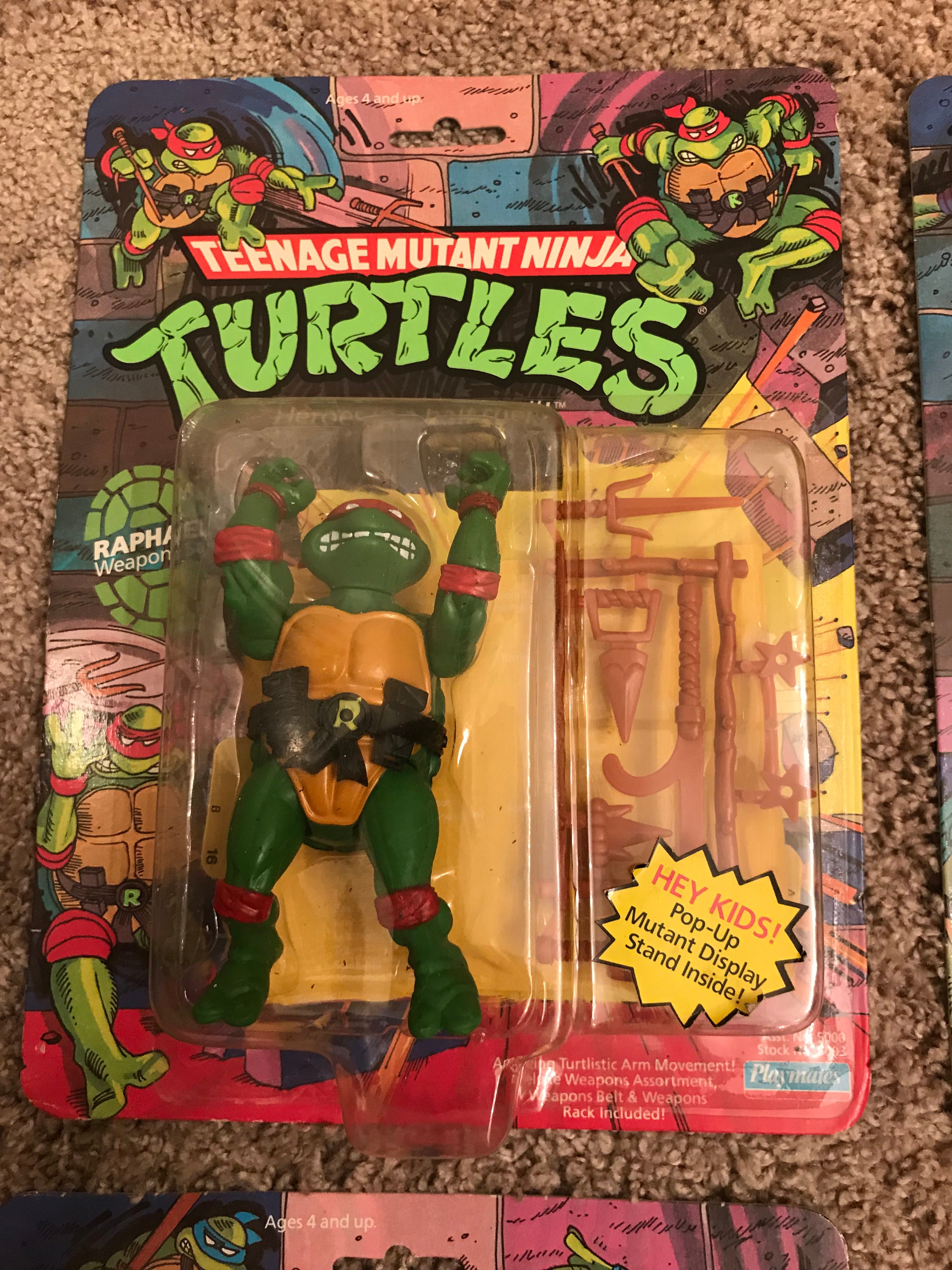 Set of (5) Teenage Mutant Ninja Turtles TMNT Vintage Original Toys 1988 ...