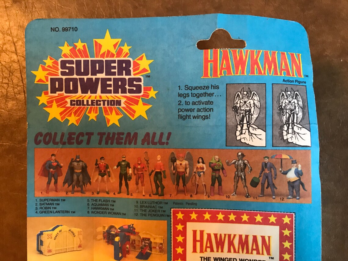 Kenner Super Powers 12-back Hawkman Custom Hawkgirl inspired by the ...