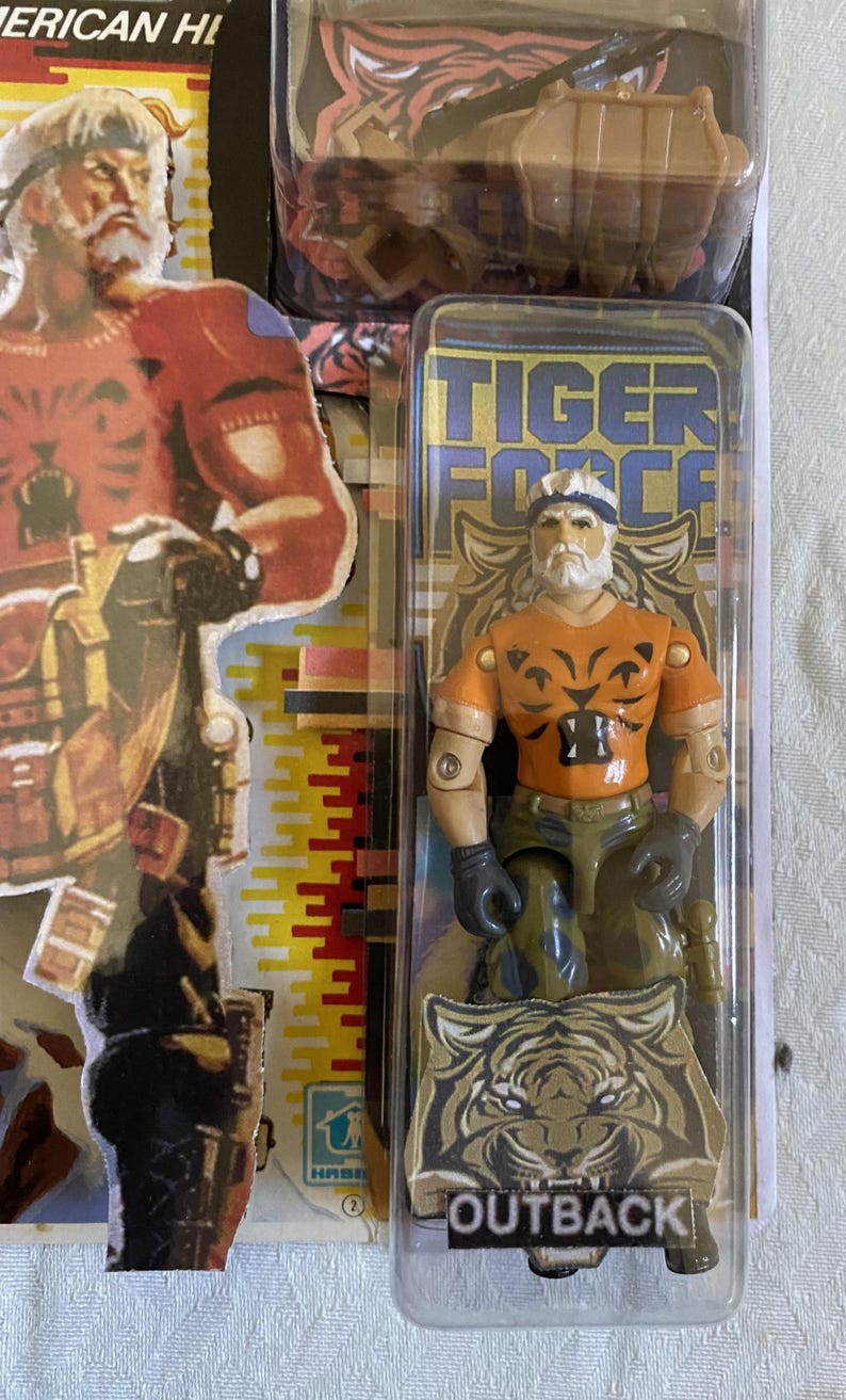 GI Joe ARAH CUSTOM Tiger Force Outback Toy With Collage Art Case ...