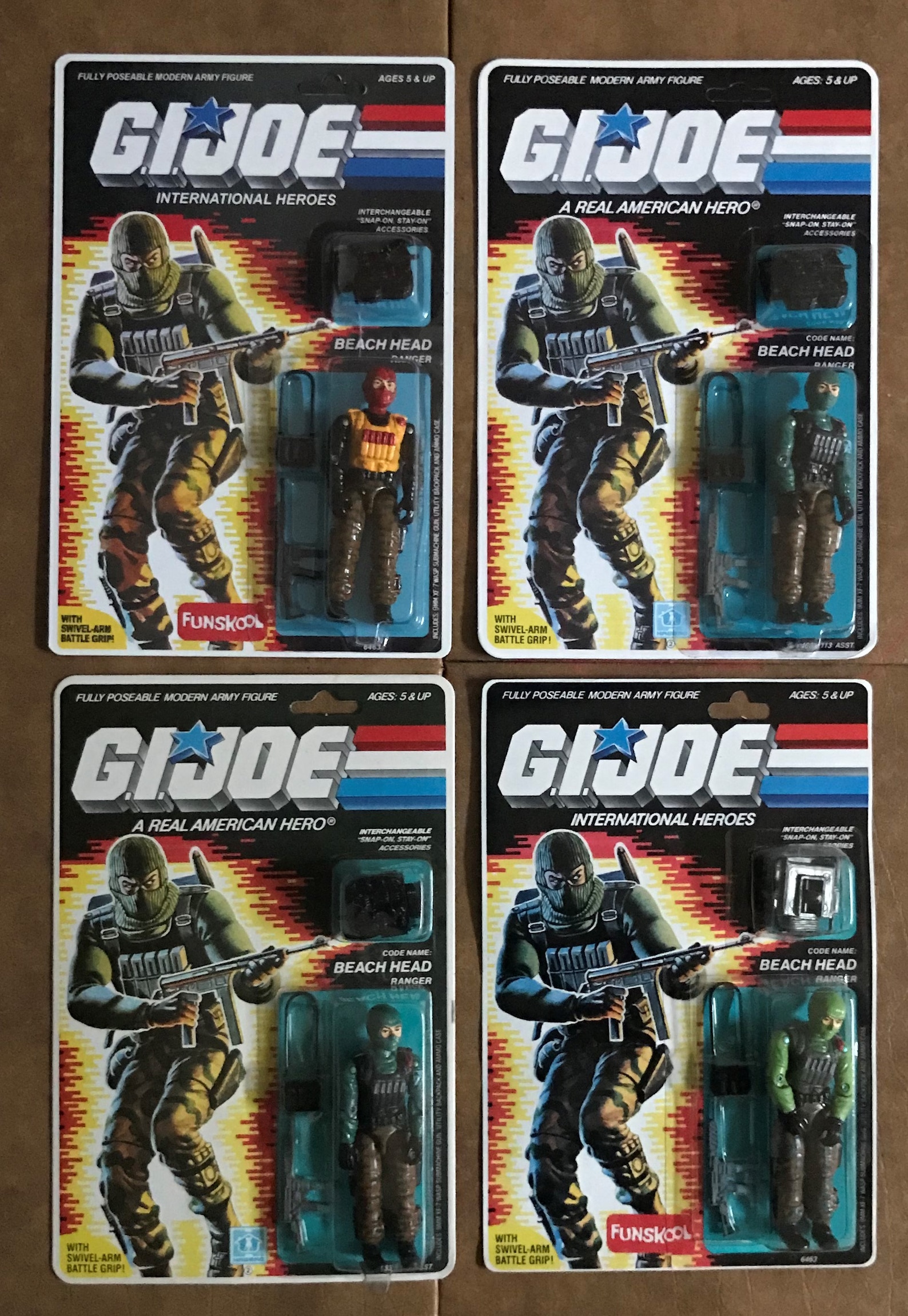 GI Joe Beach Head Variants | Set of 4ea - Etsy