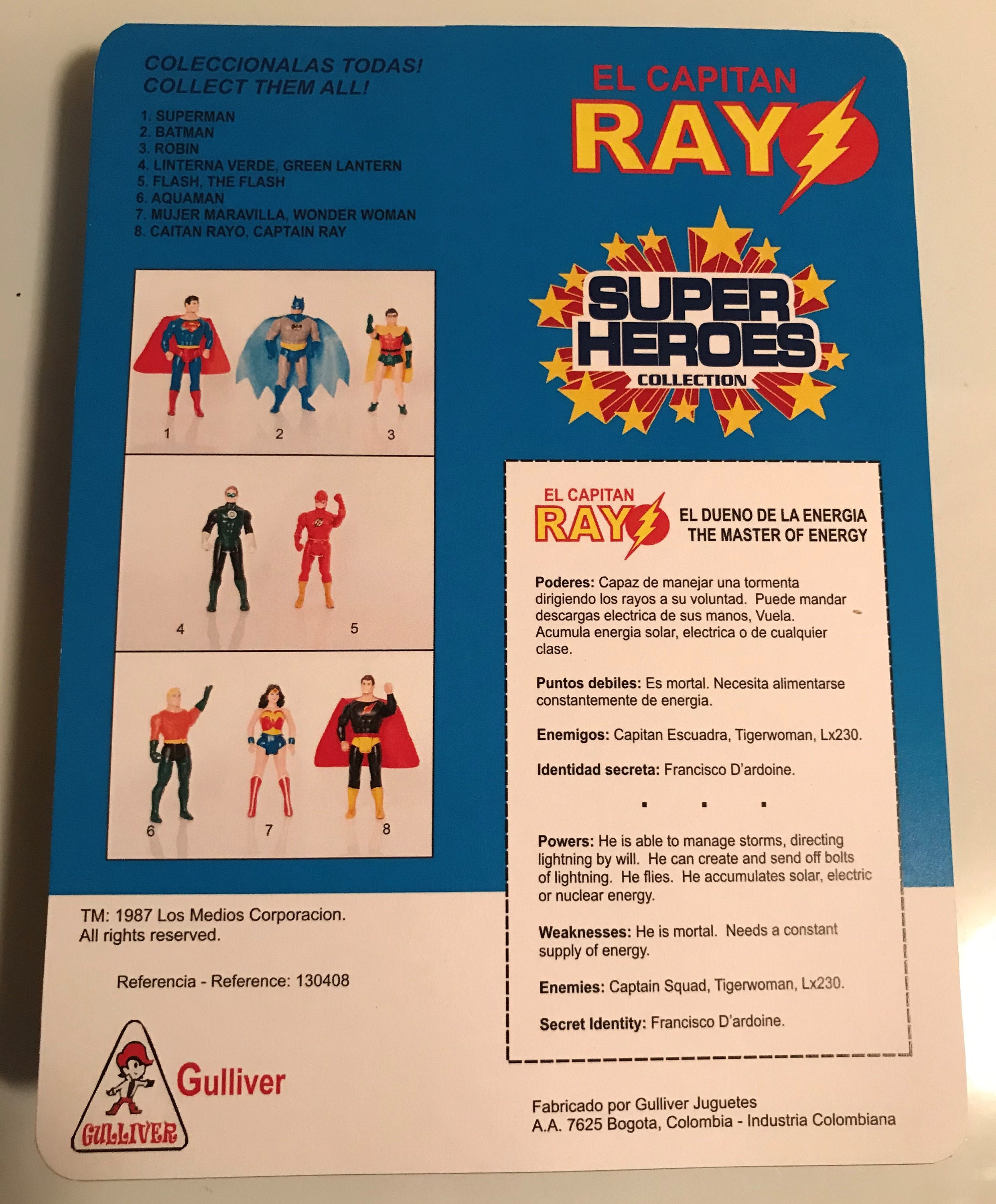 Kenner Super Powers Steppenwolf 23-back Rare Vintage Original Toy 1985 ...