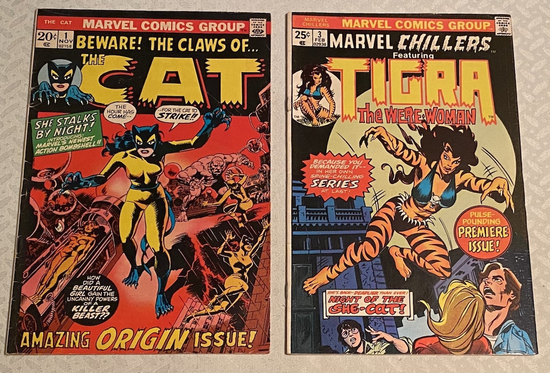 1st Appearance Key Comic Set the Cat Tigra - Etsy