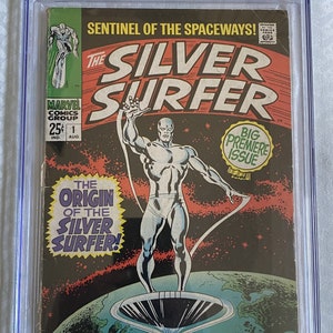 Silver Surfer #1 From 1968 CGC Graded 1.8 - Origin Story | 100% Vintage ...