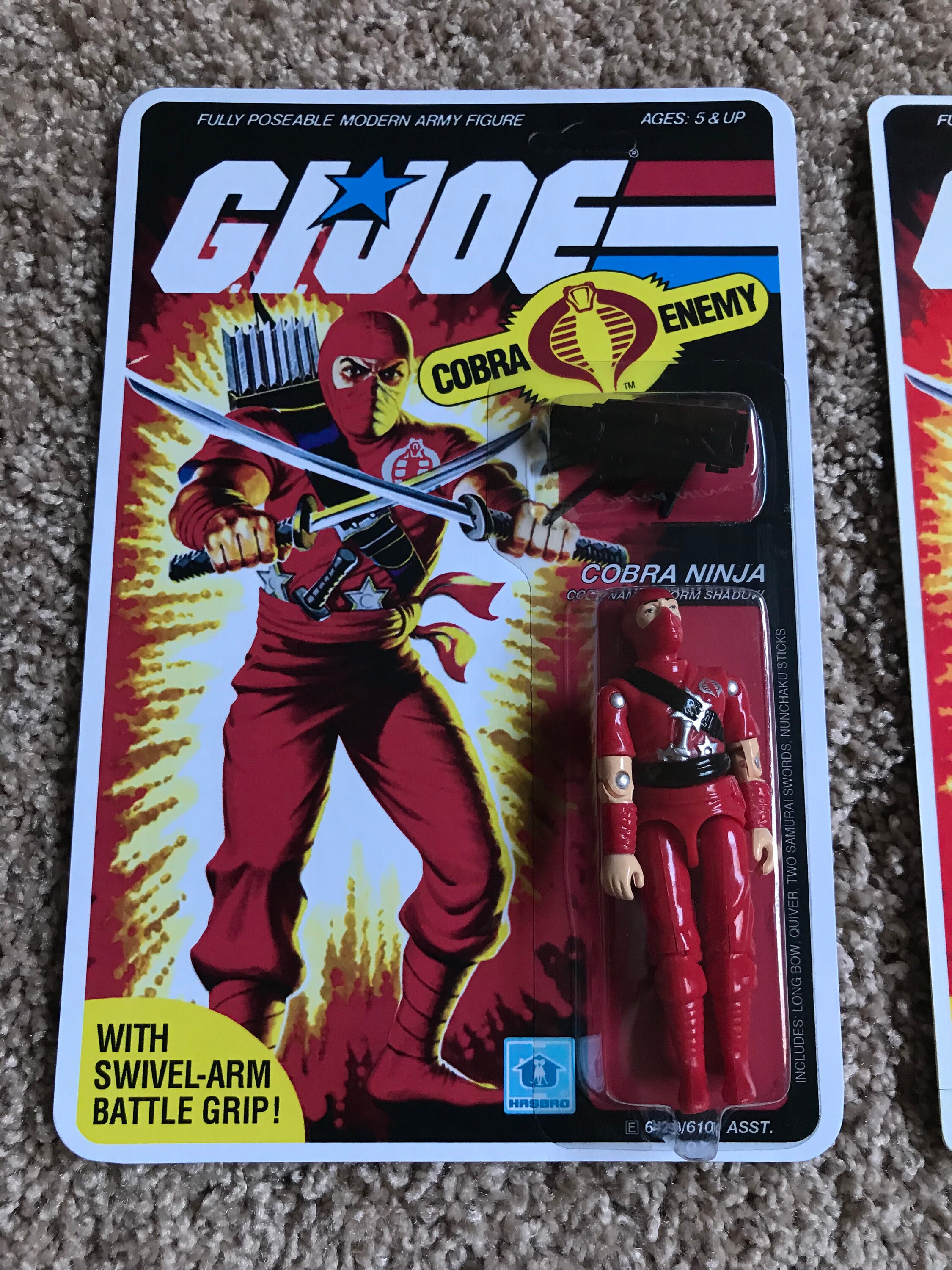 GI Joe A Real American Hero ARAH Custom Storm Shadow Color Variations ...