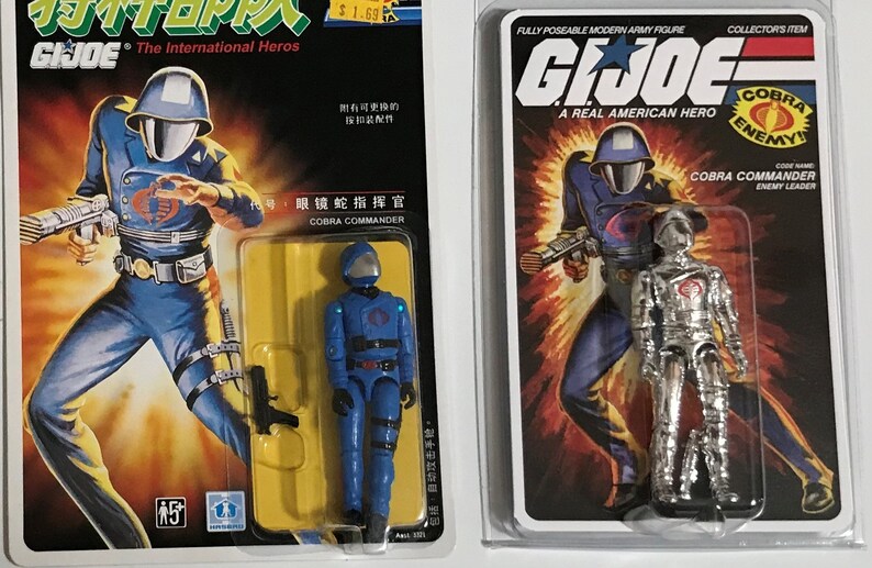 GI Joe Cobra Commander chinese Variant Vintage Original From - Etsy