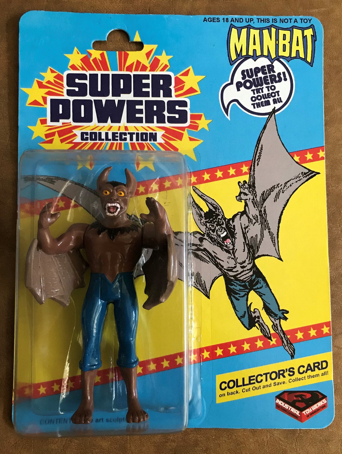 Super Powers Custom Man-bat: Inspired by the Kenner Classic Toy Line of ...