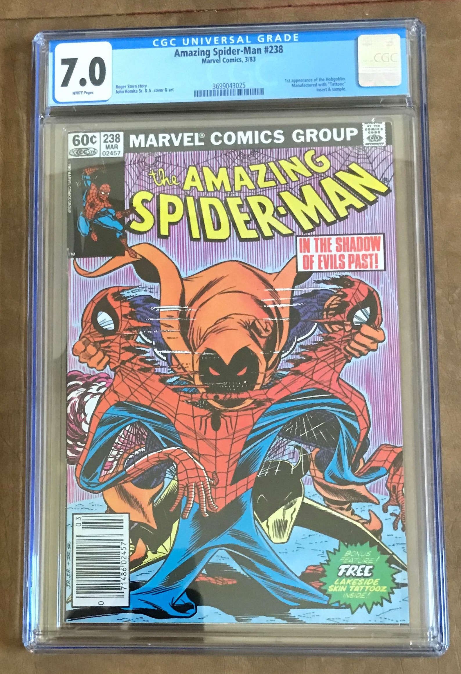 Secret Wars Hobgoblin 1984 + Amazing Spider-man 238 Comic First ...