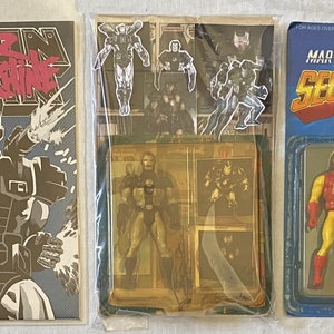 Avengers Custom Set (3ea) | Classic Iron Man Toy From 1984, Custom War ...