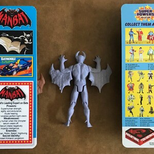 Super Powers Custom Man-bat: Inspired by the Kenner Classic Toy Line of ...
