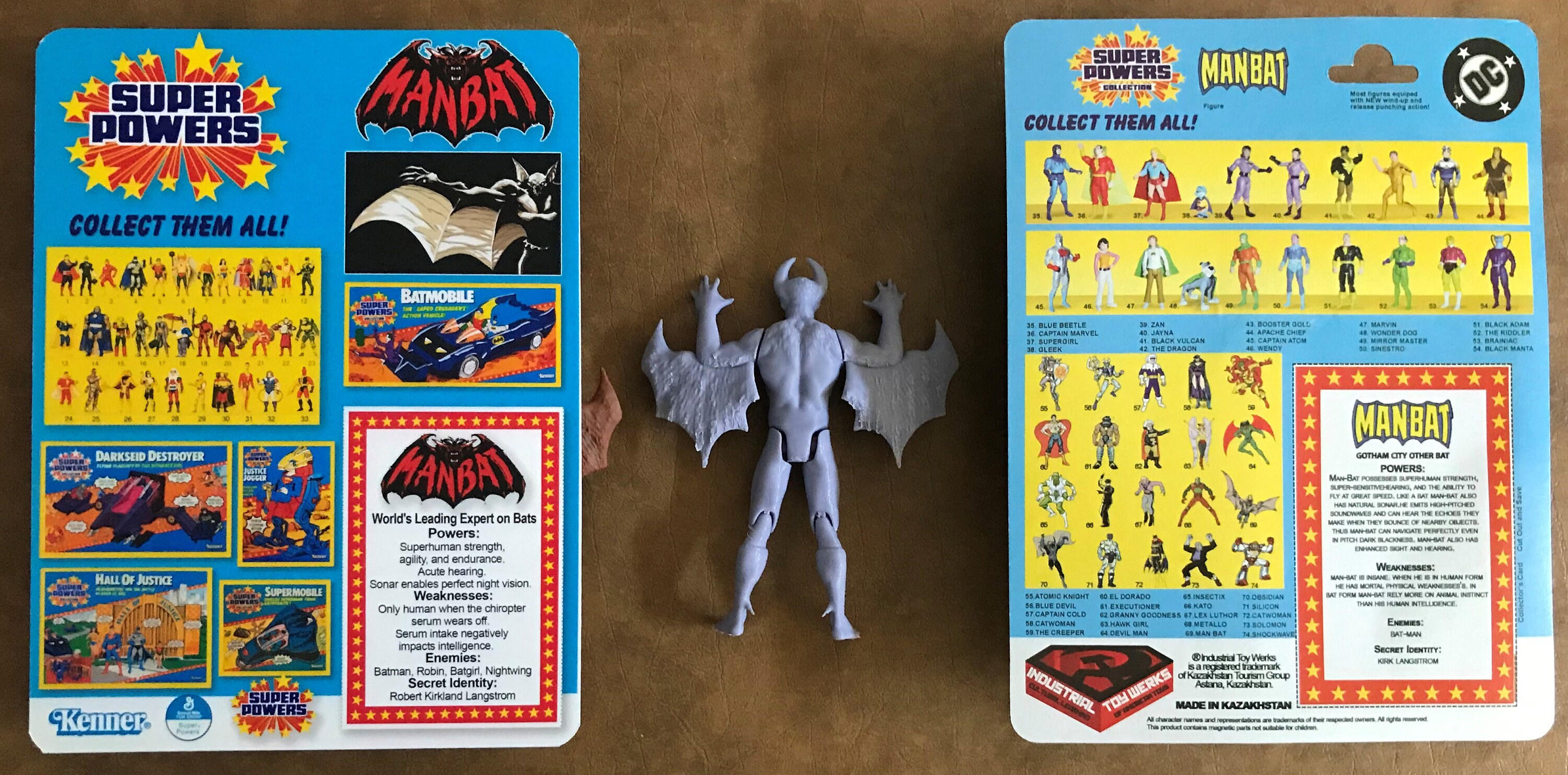 Super Powers Custom Man-bat: Inspired by the Kenner Classic Toy Line of ...