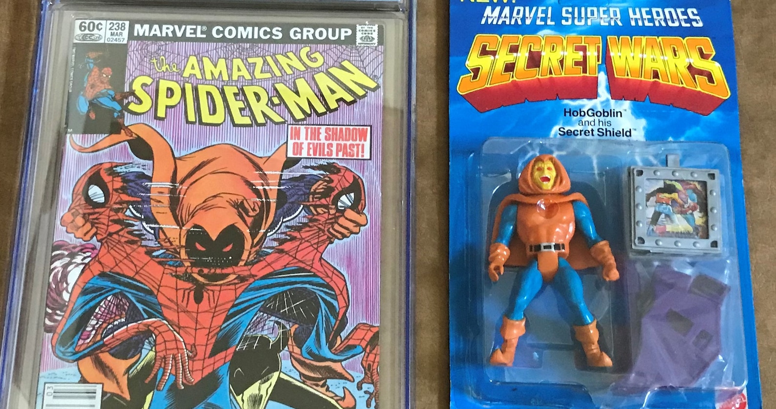 Secret Wars Hobgoblin 1984 + Amazing Spider-man 238 Comic First ...