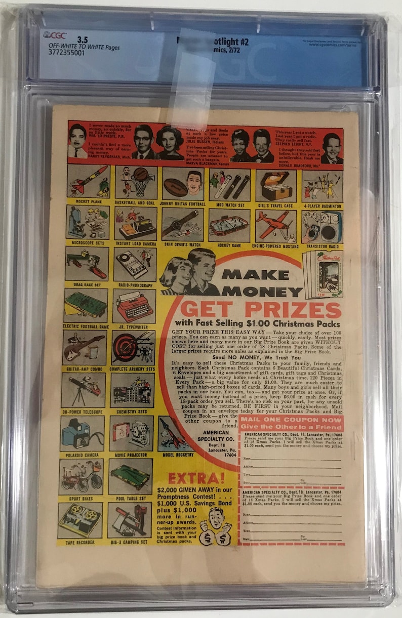 Mike Ploog Horror Comics 2ea. Marvel Spotlight 2 1972 First Appearance ...