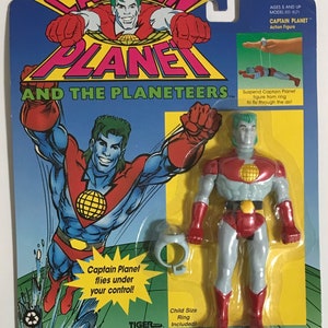 Captain Planet and Captain Pollution Rare Vintage Original Toys From ...