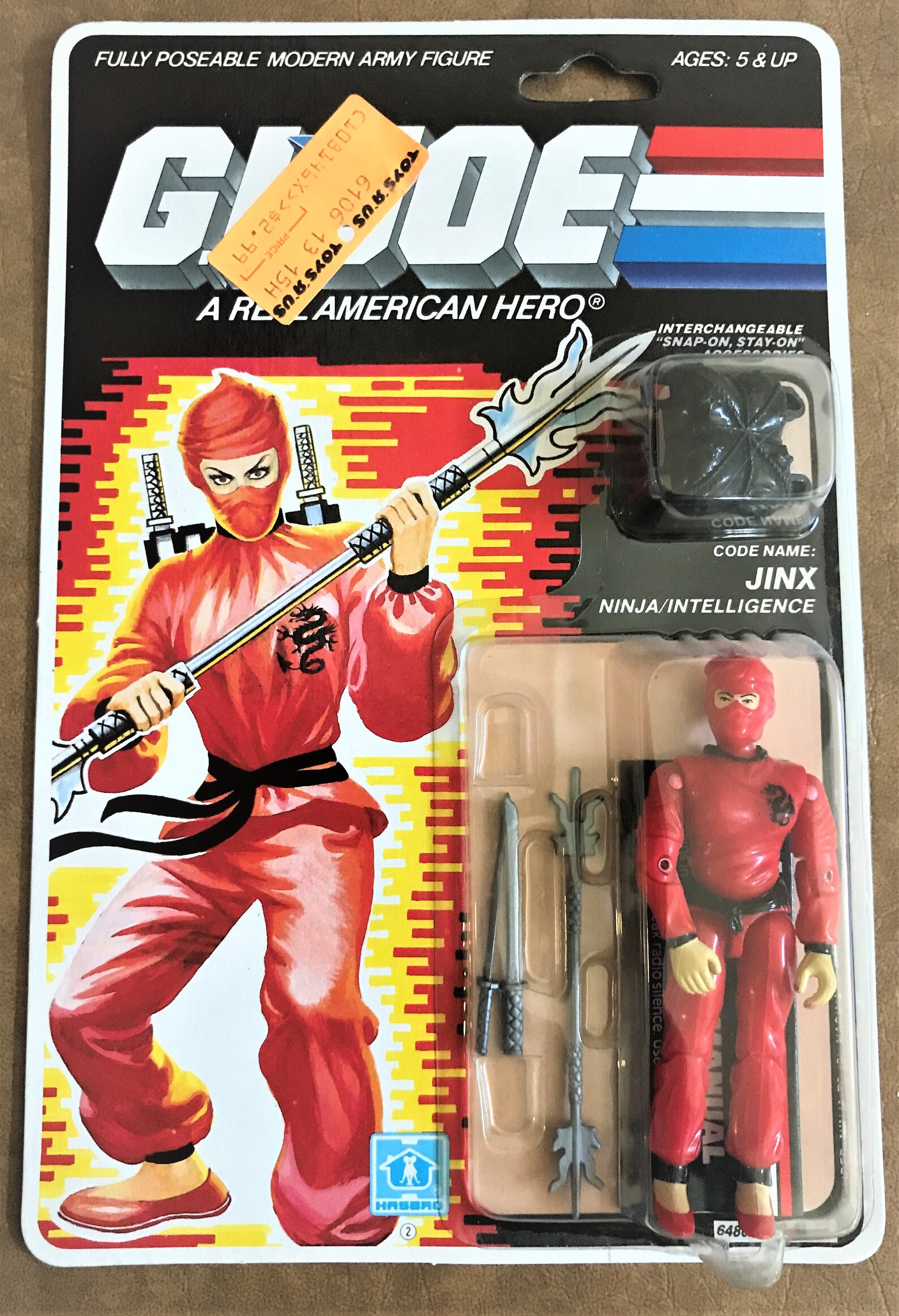 GI Joe A Real American Hero 1987 Vintage Original Jinx and Custom Tiger ...