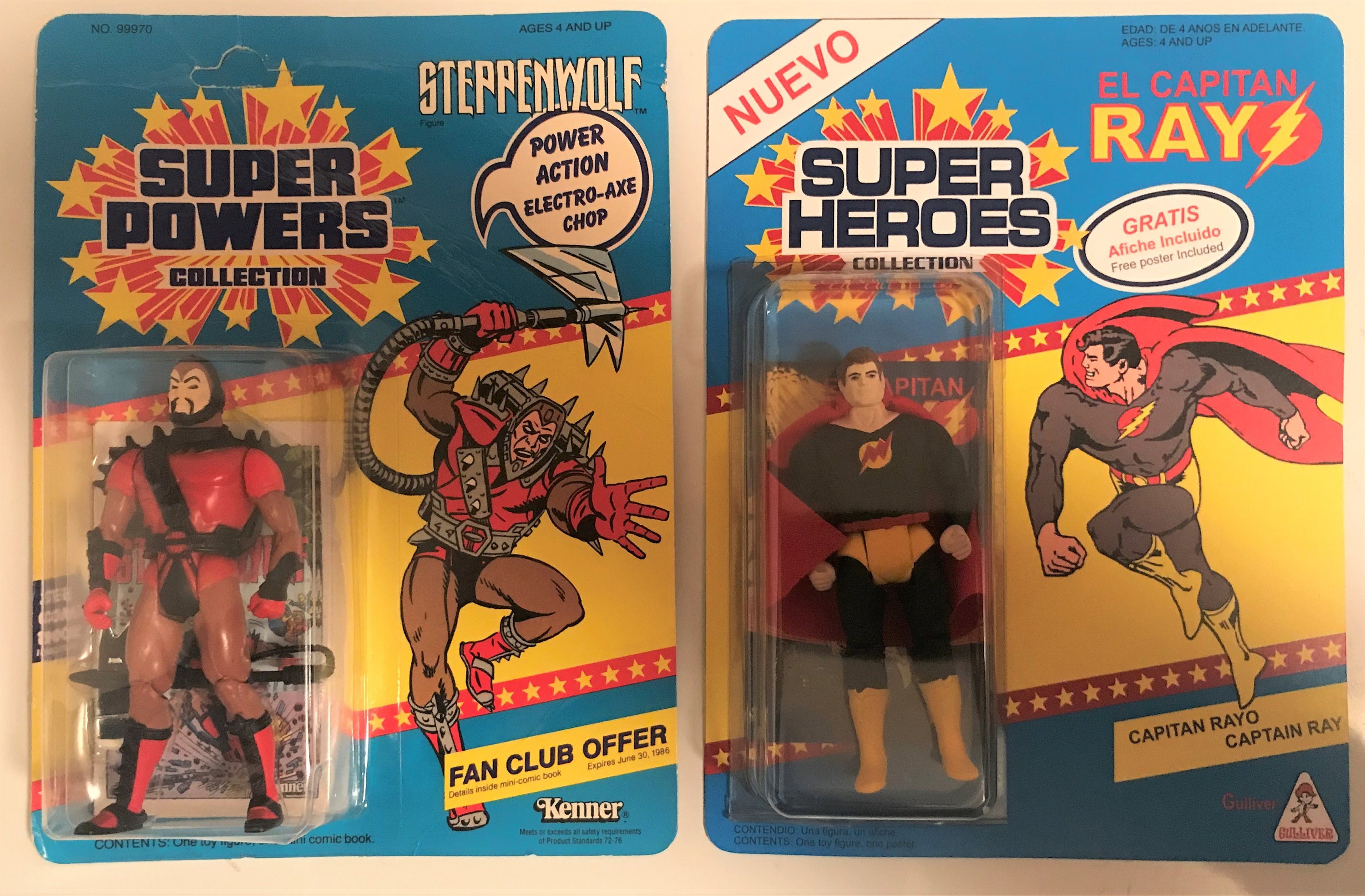Kenner Super Powers Steppenwolf 23-back Rare Vintage Original Toy 1985 ...