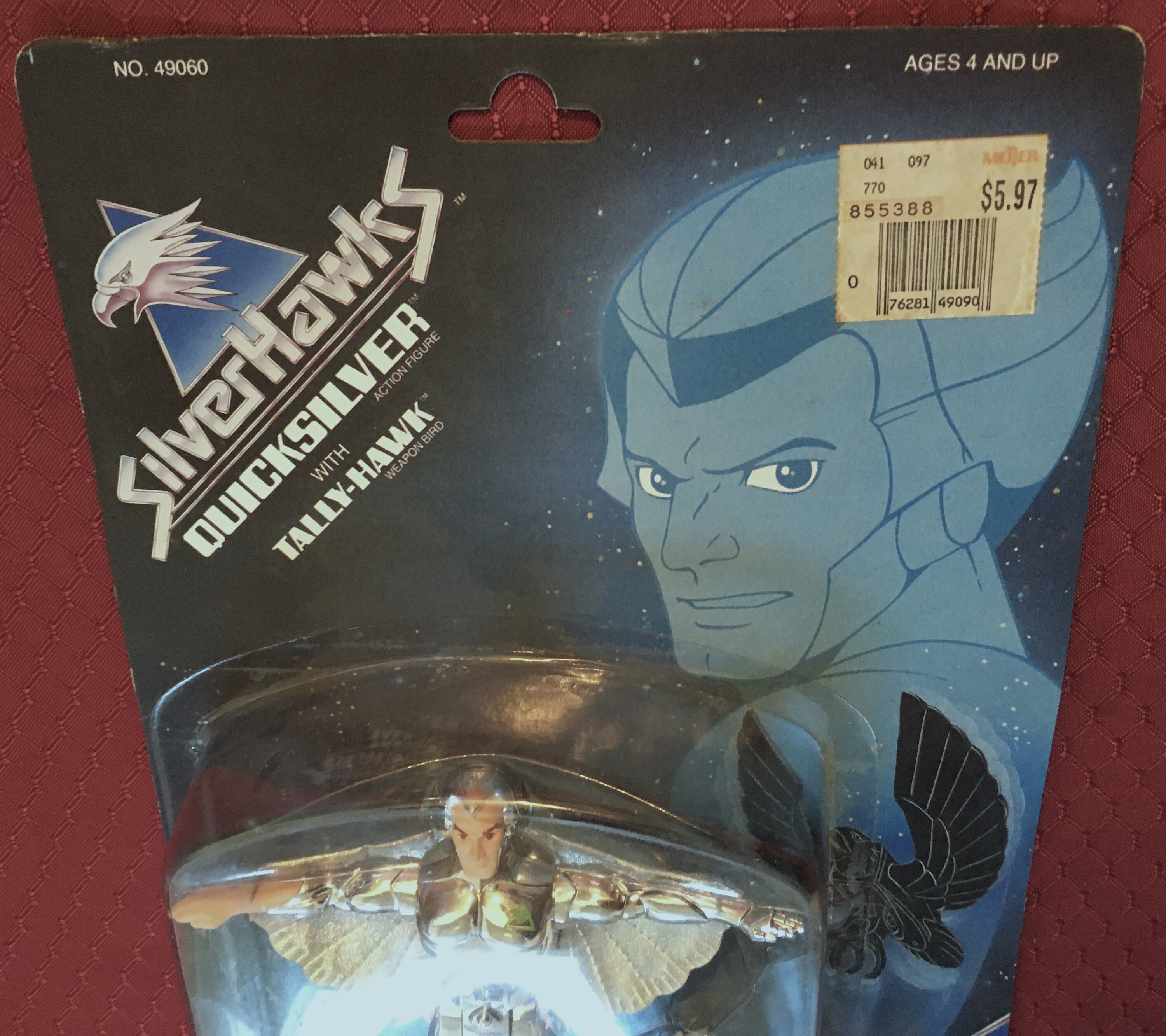 Silverhawks Quicksilver With Tally-hawk 1986 100% Complete Vintage ...