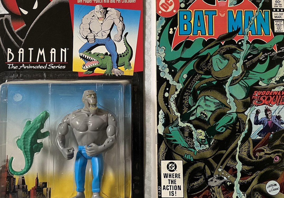 Vintage Batman the Animated Series BTAS Killer Croc Toy From 1994 ...
