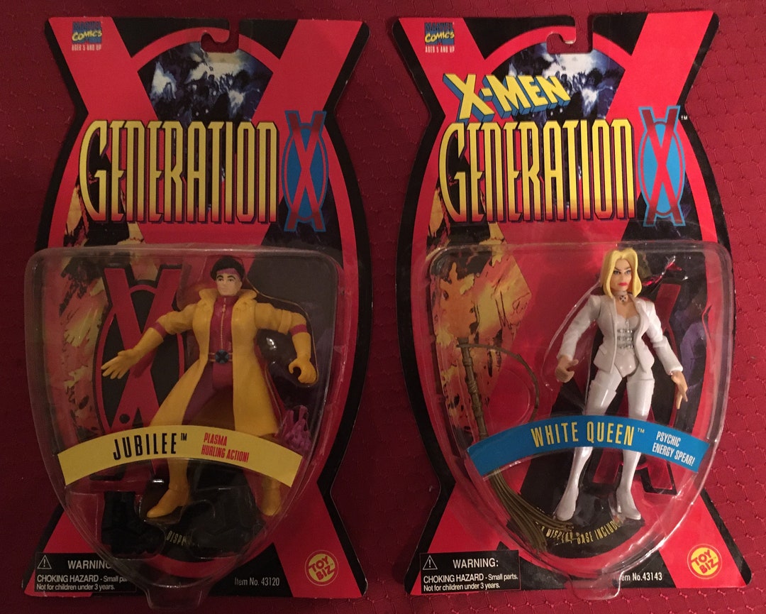 X-men Generation X Toys (2ea) | Jubilee From 1995 & White Queen From ...