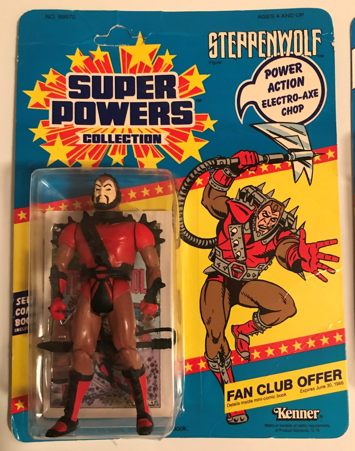 Kenner Super Powers Steppenwolf 23-back Rare Vintage Original Toy 1985 ...