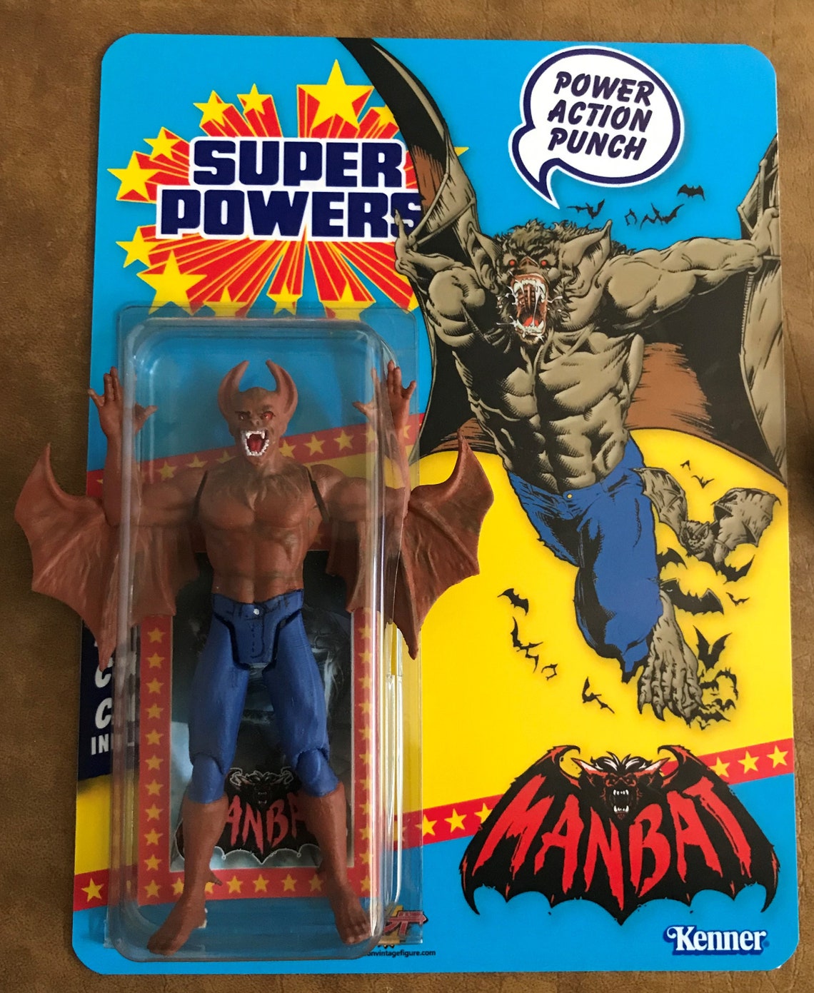 Super Powers Custom Man-bat: Inspired by the Kenner Classic Toy Line of ...