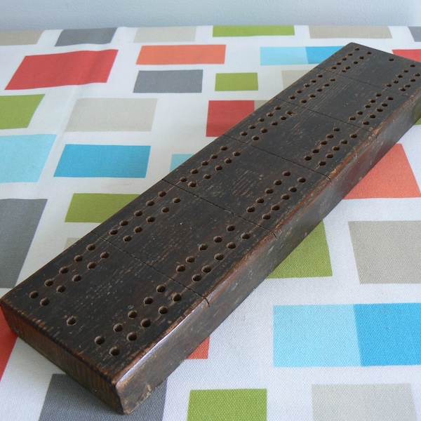 Rustic Cribbage Board - Etsy