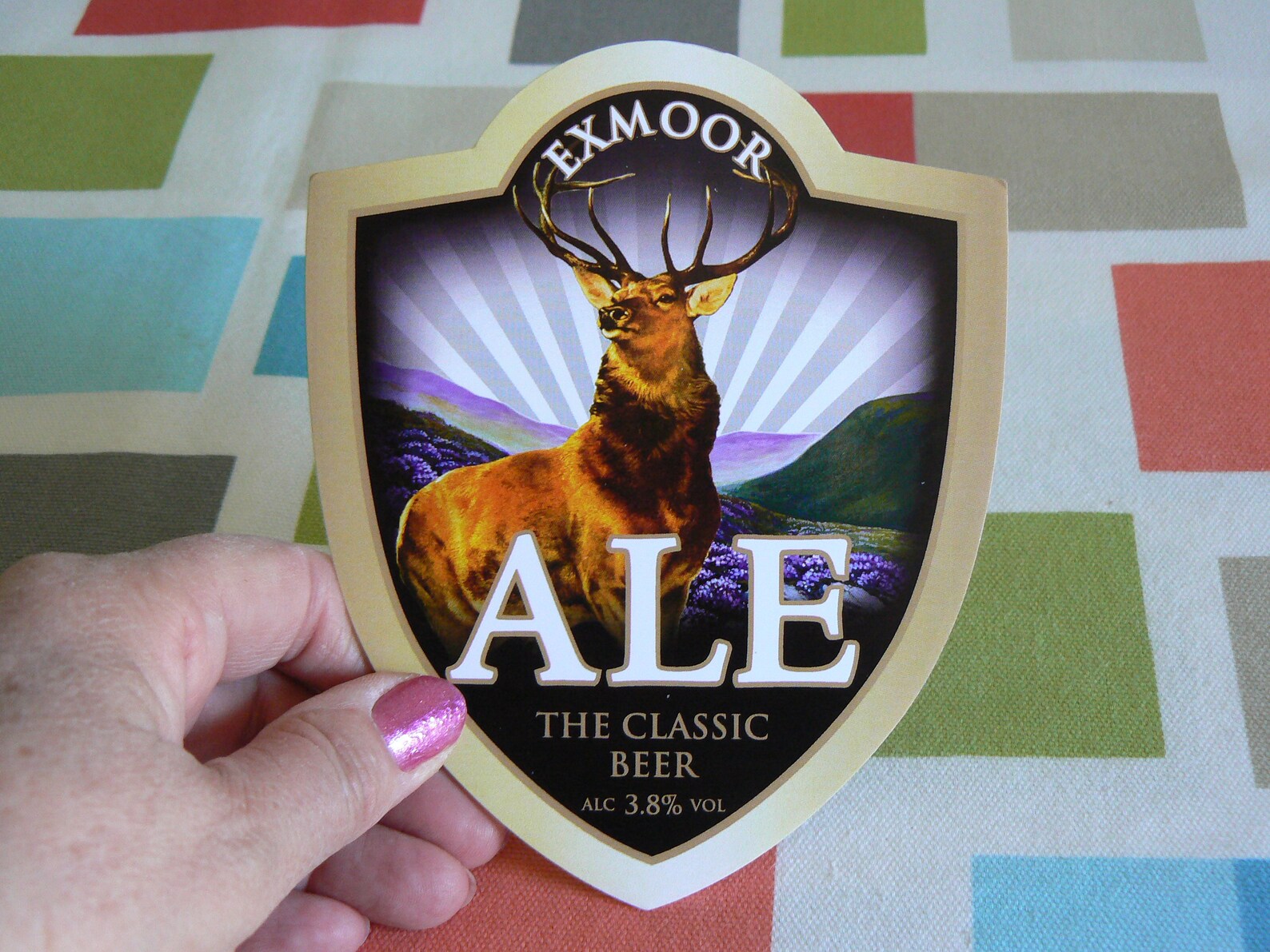 Set of Six Ale Handle Badges from the Exmoor Brewery Each | Etsy