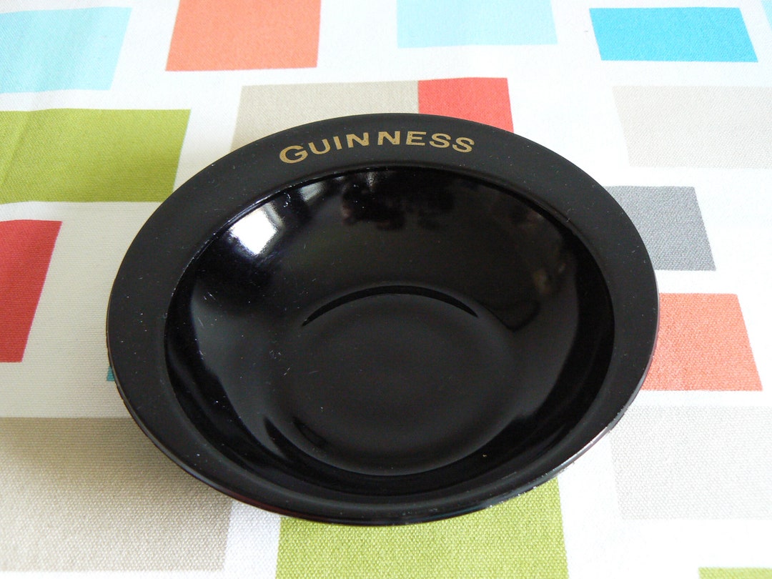Rare Guinness Ashtray by Nazeing Glass an Unusual Design - Etsy UK