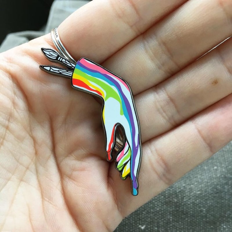 Enamel Pin Art - Etsy