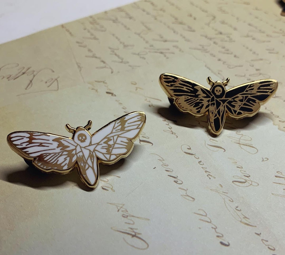 OPAQUE KINTSUGI Moth Silence of the Lambs Hannibal Hannigram Enamel ...