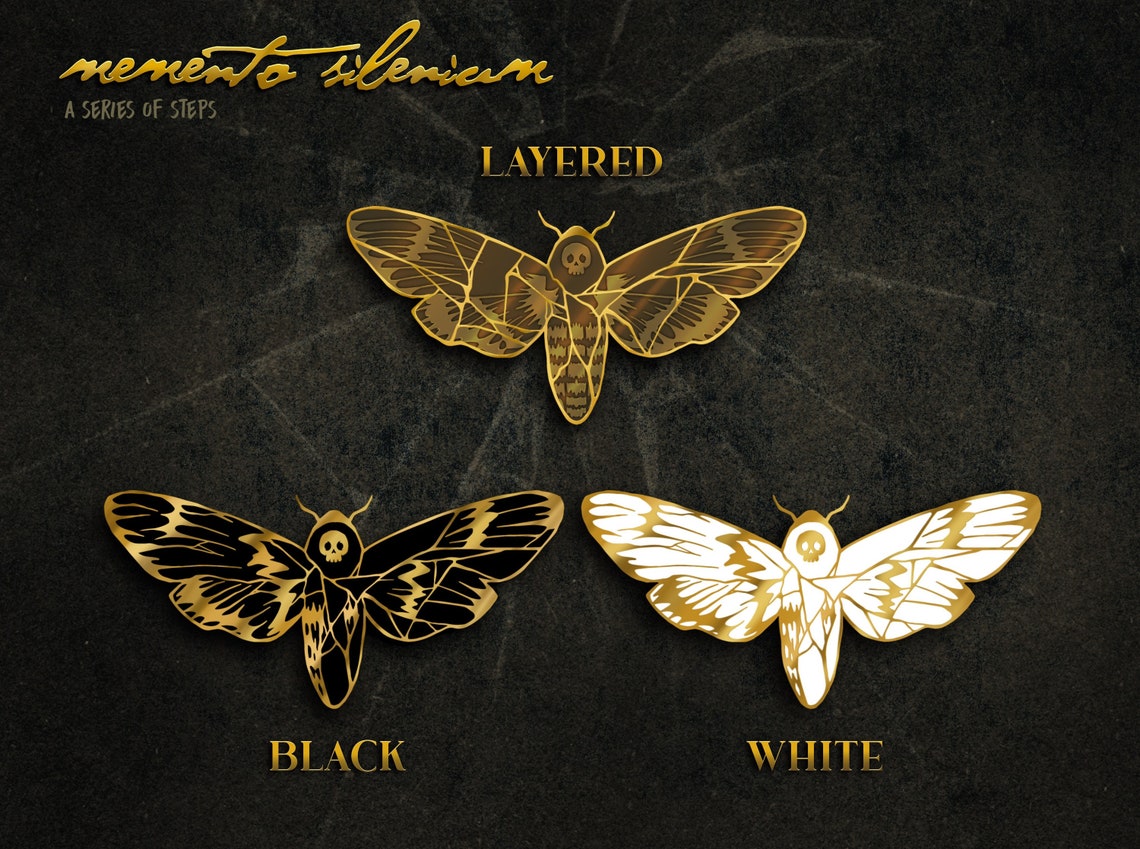 OPAQUE KINTSUGI Moth Silence of the Lambs Hannibal Hannigram Enamel ...