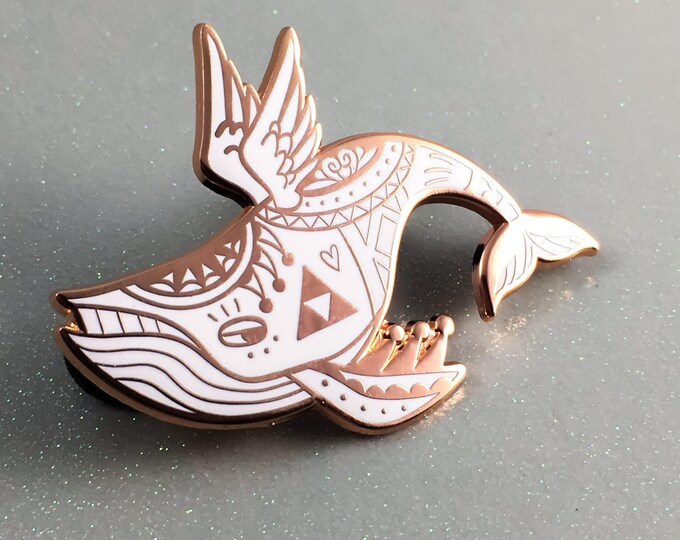 Rose Gold Limited Edition Wind Fish Hard Enamel Lapel Pin - Etsy