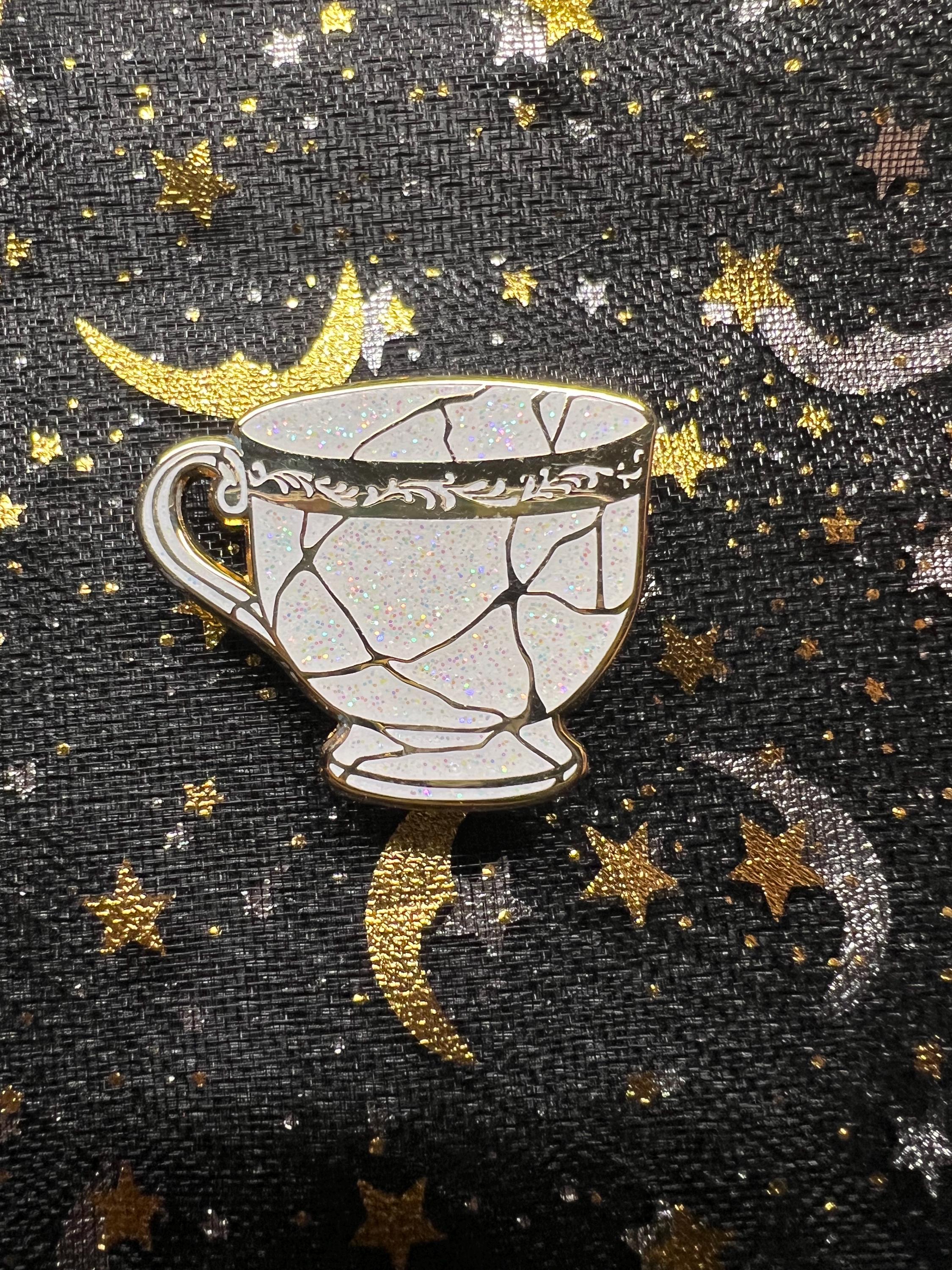 Limited WHITE GLITTER Kintsugi Cup Teacup Hannibal Hannigram Hard ...