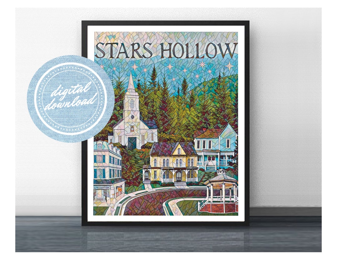 STARS HOLLOW Inspired by Gilmore Girls, Digital Download, Gift Under 20 ...