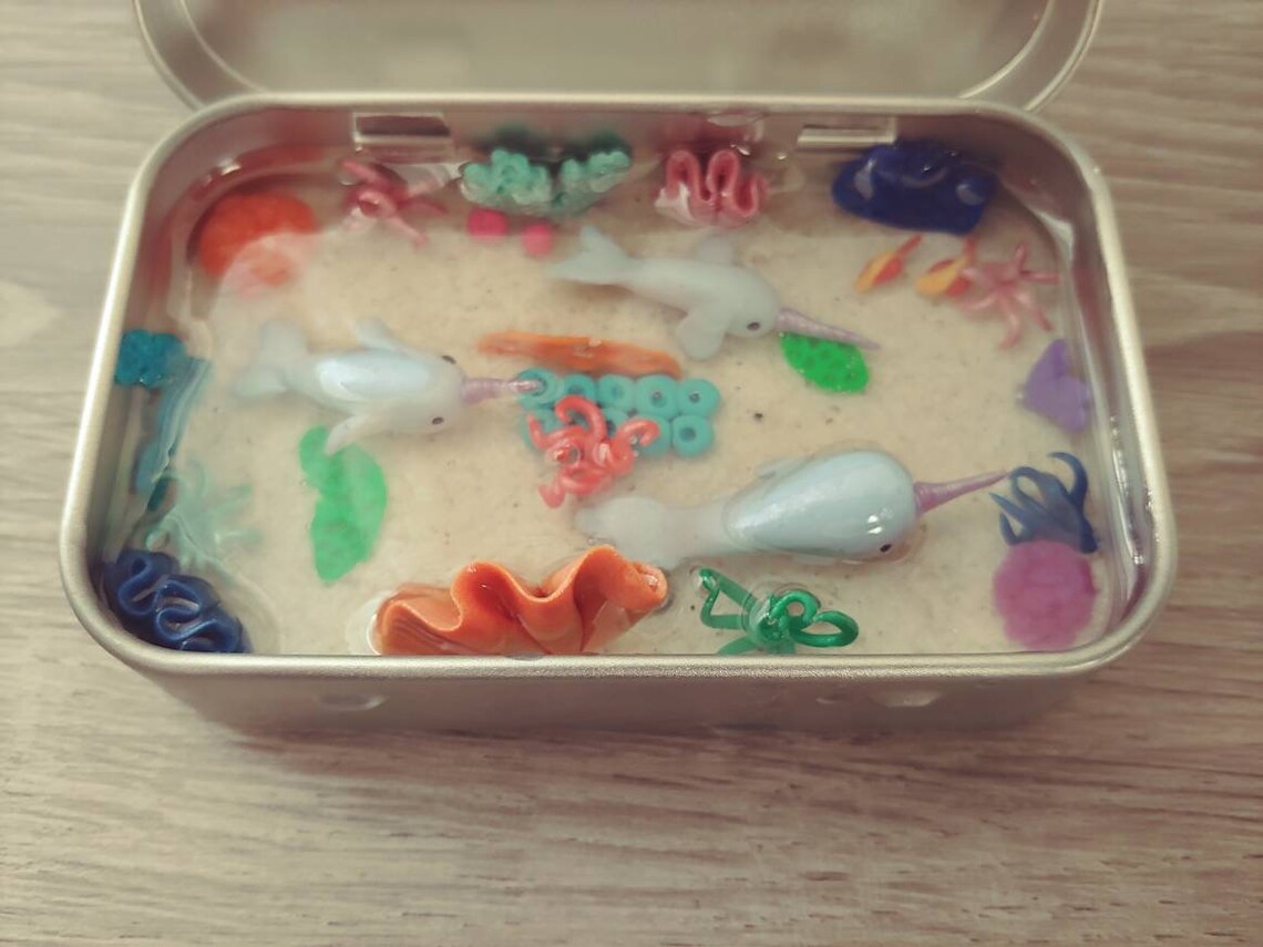 Minature Resin Koi Pond Fairy Koi Pond Altoid Pond Koi Pond - Etsy