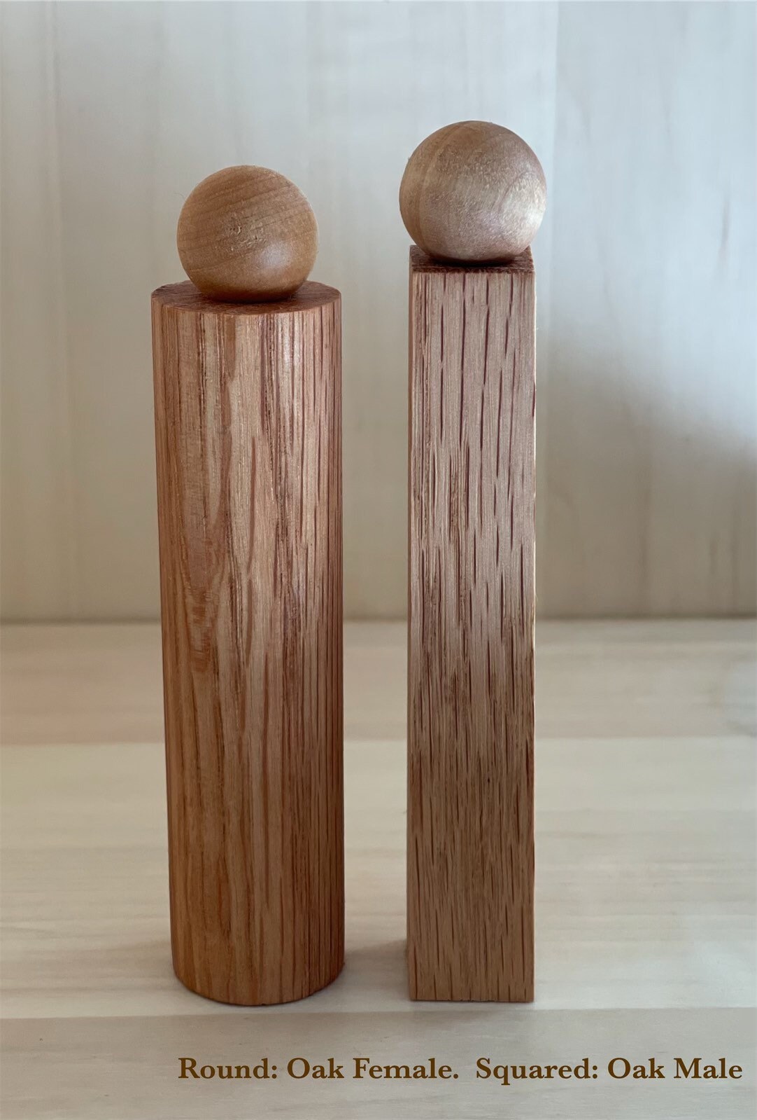 Growing Family Figurine. Block People. Modern Style. Artisan Wood ...