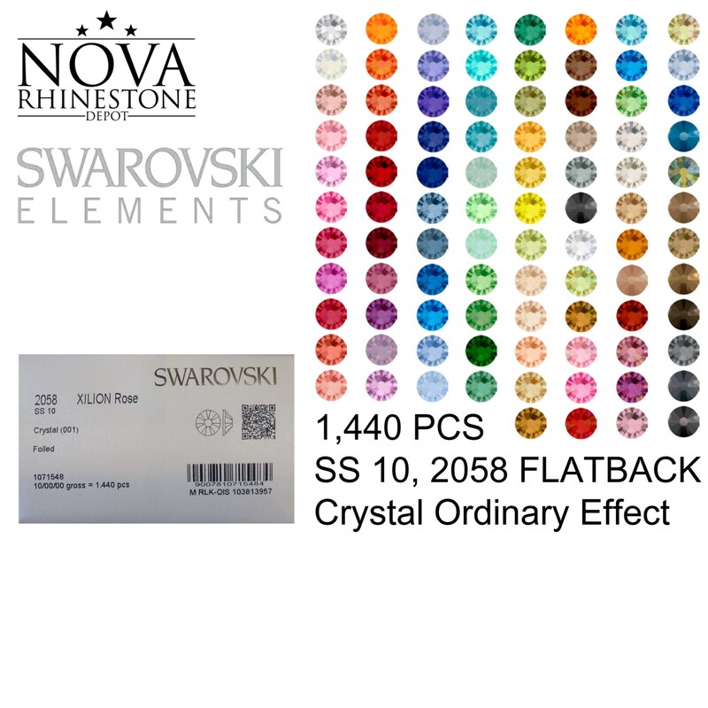 Swarovski Crystal Flatback - Etsy