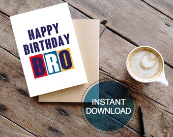 Bro card | Etsy