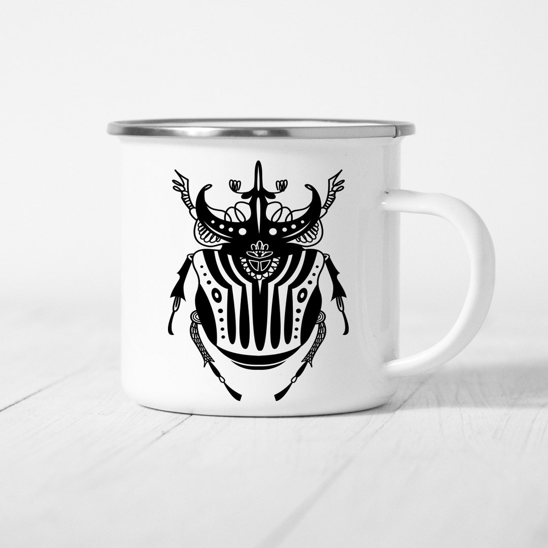 Bug Mug, Insects Mug, Personalized Camping Mug, Insect Mug, Beetle Mug ...